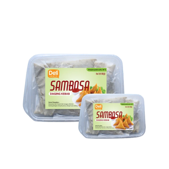 Samosa Kebab Isi 8 dan 10 Deli Snack - Pabrik Bahan Baku Kebab Surabaya